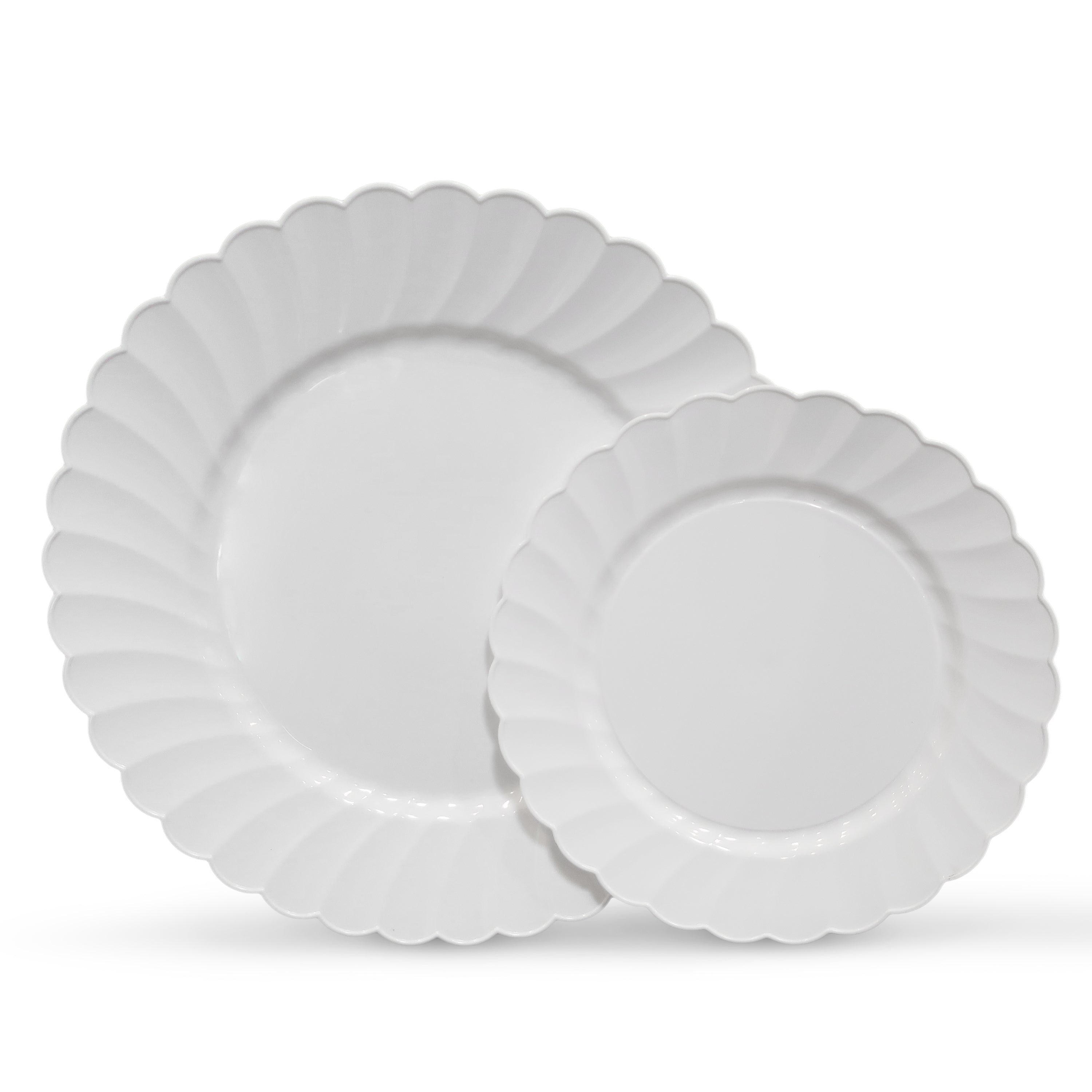 9" White Round Plates (50 count)